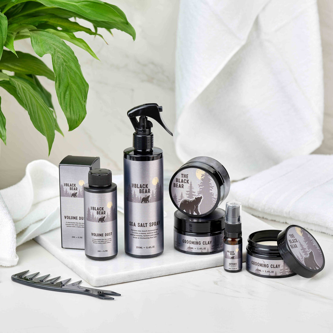 Men’s Ultimate Hairstyling Gift Set – The Black Bear
